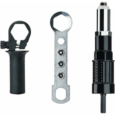 Rivet Gun Adapter Electric Rivet Professional Hand Nut for Cordless ...