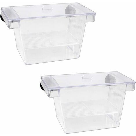 2pcs Fish Isolation Box, Brooder Fish Breeding Box Fish Hatchery ...