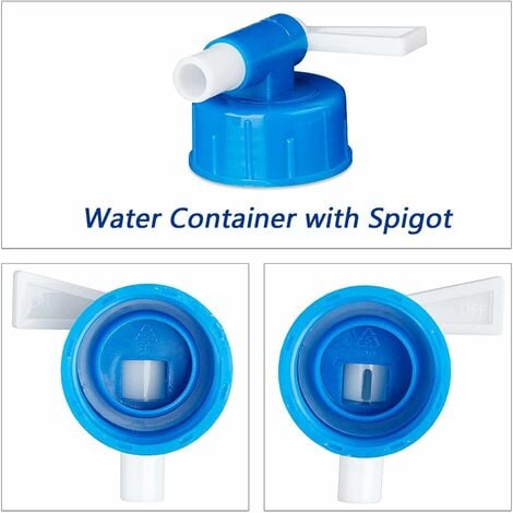 3 X 15L Collapsible Water Container, Transparent Collapsible with Tap ...