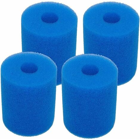 4 Pack H-Type Reusable Washable Hot Tub Cleaning Tool Pool Filter ...