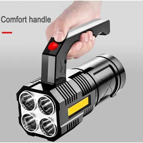 Rechargeable Camping Lantern, LED Flashlight Spotlight Lantern with ...