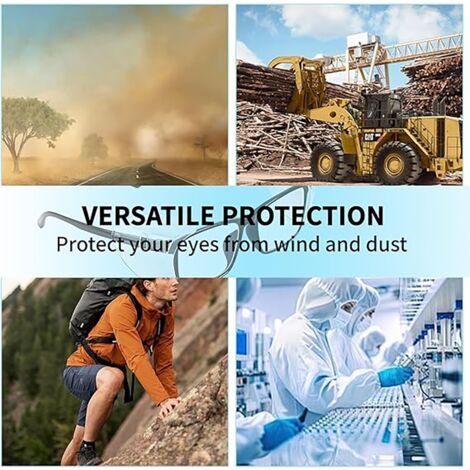 Safety Goggles Side Shields, Clear Glasses Side Shield