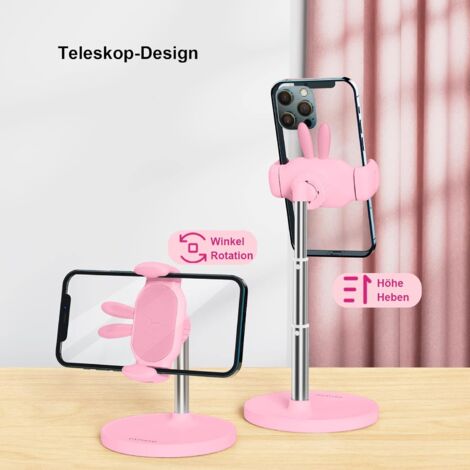 Cute Cell Phone Stand for Table, 360° Adjustable Cell Phone Stand ...