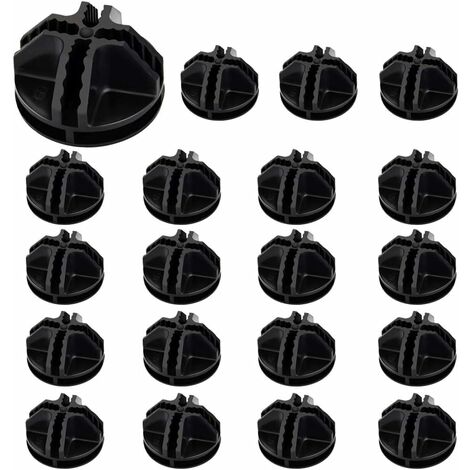 20 Pcs Plastic Grid Cube Connectors Organizer Connectors Facial ...