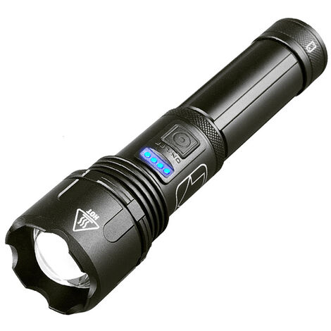Flashlights, Bright Rechargeable Flashlight, Waterproof LED Tactical ...
