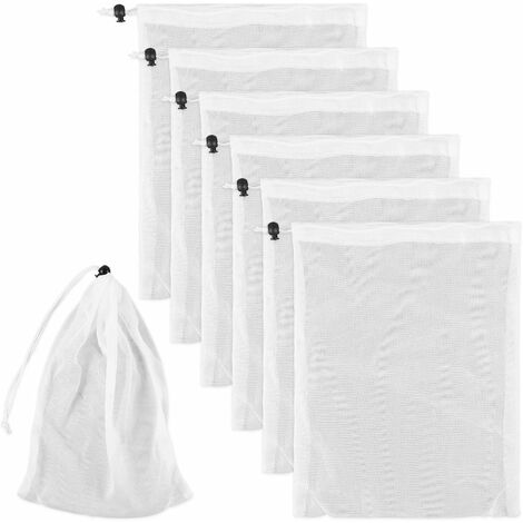 30x23cm Pool Vacuum Filter Bag, 6 Pieces Fine Mesh Filter Bags Swimming ...