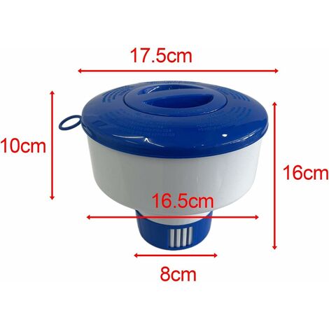 8" Swimming Pool Float Dispenser Adjustable Pool Float Portable Durable ...