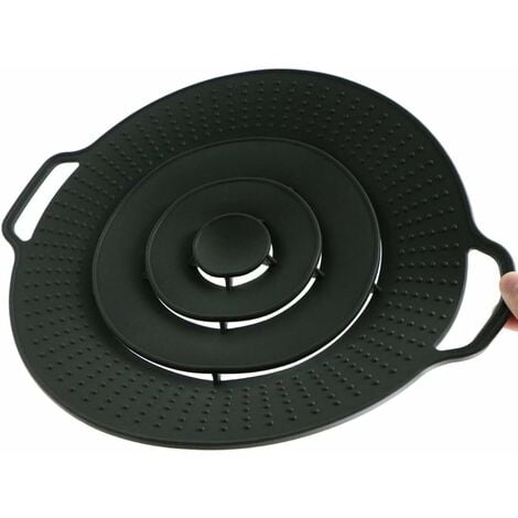 Spill Proof Silicone Lid - Heat Resistant, Silicone Boil Protection ...