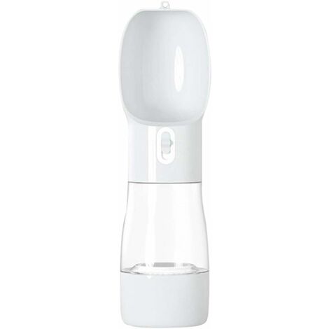 Dog Water Bottle-Portable 2 in 1 Travel Dog Water Dispenser and Food ...