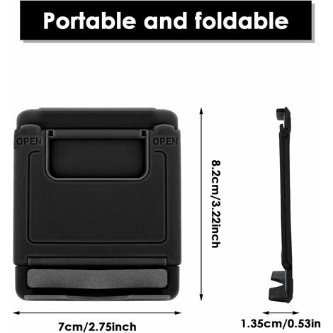 6 Pack Foldable Mobile Phone Stand, Multi-Angle Mobile Phone Stand ...