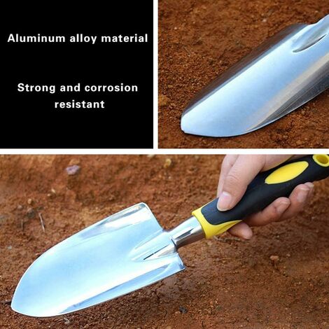 Stainless steel garden trowel for planting, transplanting, weeding, moving