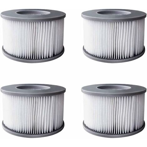 4pcs Hot Tub Filters for MSpa Inflatable Pools, Filter Cartridge Pump ...