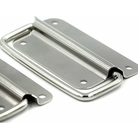 Folding Handles Stainless Steel Pull, Crate Handle Folding Crate ...