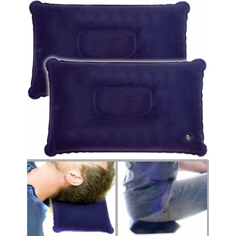 2 Foldable and Inflatable Seat Cushions, for Travel, Car, Bus, Train ...