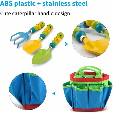 6 Pieces Kids Gardening Tools, Kids Gardening Tools, Kids Garden Toy ...