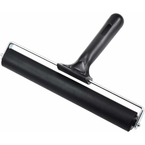 Ink Roller, 20cm Rigid Rubber Roller, Rubber Brayer Roller, Pressure ...