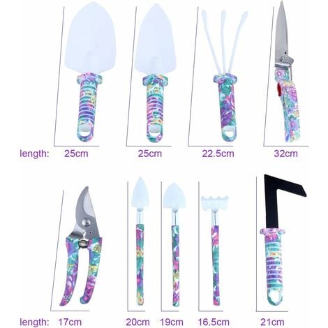 Gardening Tools with 10 Pieces with Scissors, Shovels, Rakes and ...