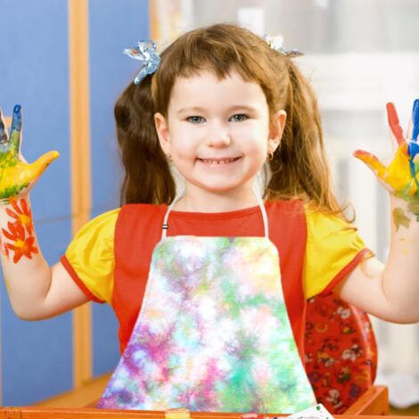 Adjustable Kids Apron, Kids Cooking Apron with Pockets, Kids Painting ...