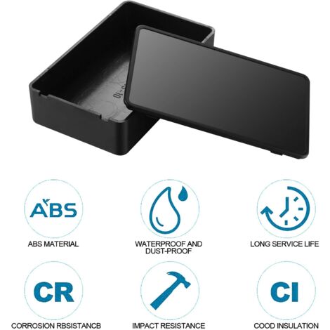 6 Pcs Junction Boxes, Plastic Electronic Enclosures Project Case ...