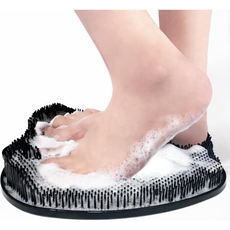 Large Shower Foot Brush, Silicone Foot Brush Scrubber with Non-Slip ...