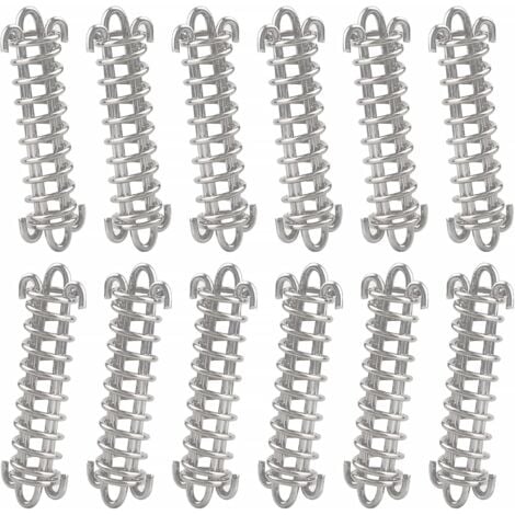 12pcs Heavy Duty Tent Rope, Stainless Steel Spring Rope Buckle, for ...