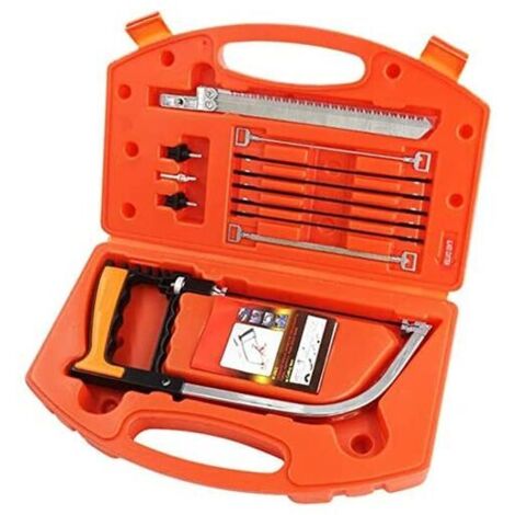 lune-Mini Woodworking Hand Saw Set, with 8 HSS Various Handsaw Blades ...