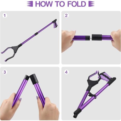 Héloise Telescopic Tweezers, 81CM Long Object Pick-Up Tweezers with ...