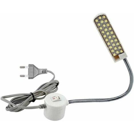 LED sewing lamp Magnetic support Gooseneck arm 30 LEDs