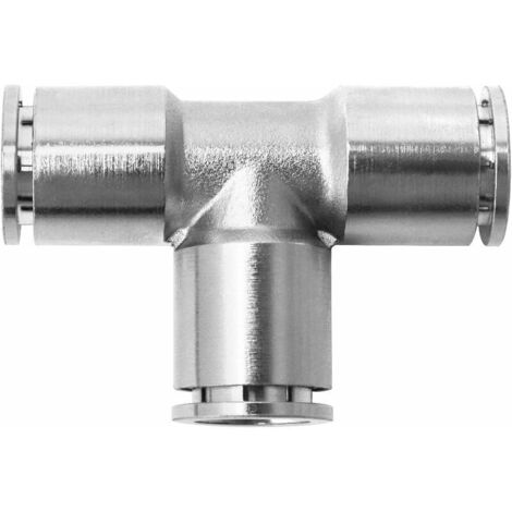 3 Way Pneumatic Quick Fittings Tee Junction, for Connecting Water Pipe ...