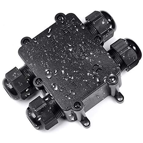 Junction box IP68 - Waterproof cable connector - large 4 way junction ...