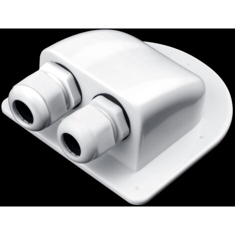 Solar Roof Gland Double Cable Entry Gland Weatherproof ABS Cable Gland ...