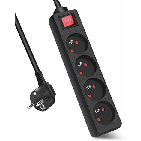 Multi-socket 4 Sockets 16A 2P + E with Switch, Block 4 Sockets ...