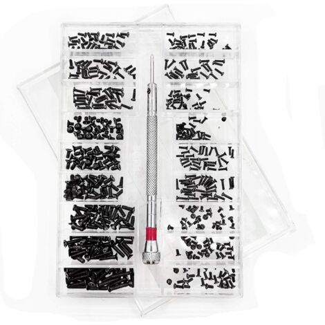 500pcs Tiny Micro Repair Screws Kit, with Screwdriver, Stainless Steel ...