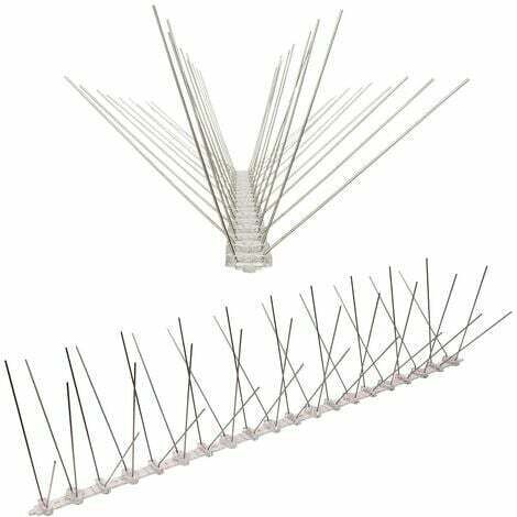Anti-pigeon stakes 10 meters 4 rows in polycarbonate - quality solution ...