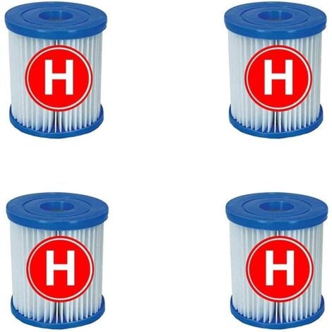 Generic 4 Filter Cartridges for Swimming Pool Filter - Type H