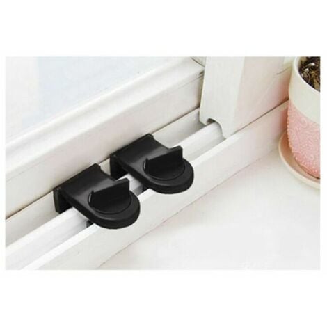 Black blocker for sliding doors and windows for baby safety and anti ...
