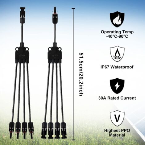 Photovoltaic Cable Connector, Solar Connector, PV Connector, Male ...