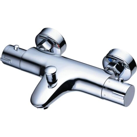 Thermostatic Shower Mixer Chrome Modern Bathtub Single Handle Shower ...