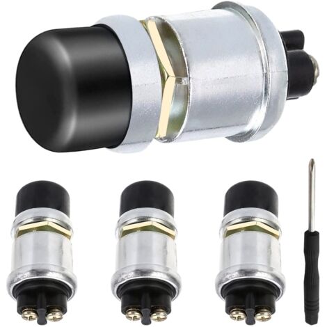 Push Button Engine Start Switch 12V 20A Momentary Switch for Cars Boat ...