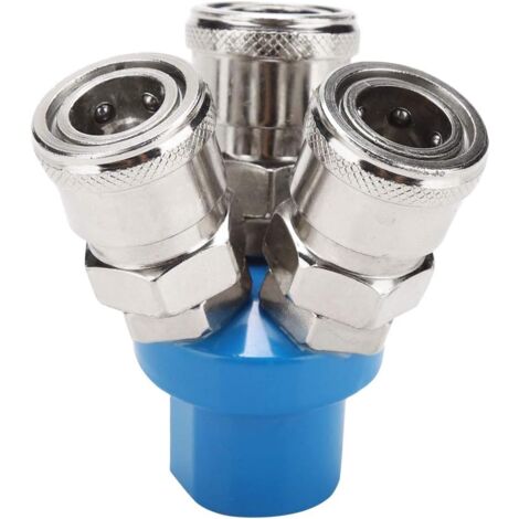 1/3 Inch Type C Multi-Neck Splitter Coupler, Pneumatic Fitting Quick ...