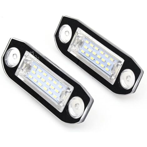 Set of 2 For Volvo VOLVO S40 S60 S80 XC70 XC60 License Plate Light LED ...
