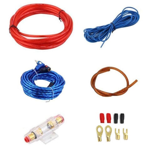 Car Subwoofer Amplifier Kit 8GA Power Cable