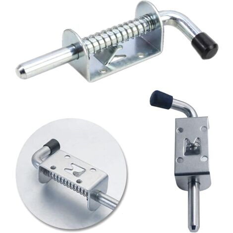 Metal Barrel Bolt with Handle, 2 Pieces Door Bolt Lock, Latches and ...