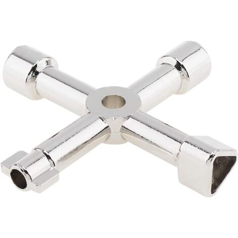Plumbers multi-function cross key control cupboard key universal cross ...
