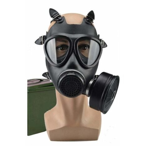 Emergency anti-chemical gas mask fire mask self-priming filter ...