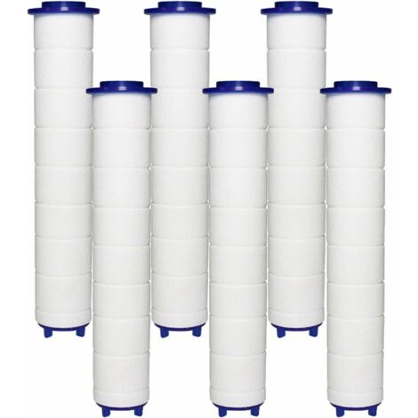 FILTER Shower Head 6 PP Cotton Filters, PP Cotton Filter Element for ...