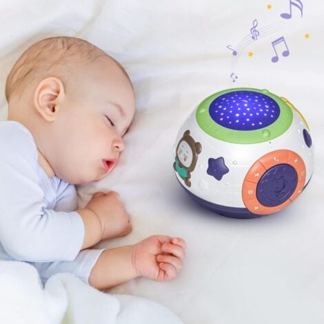 TUMAMA Baby Projector, Spherical Baby Night Light with White Noise ...