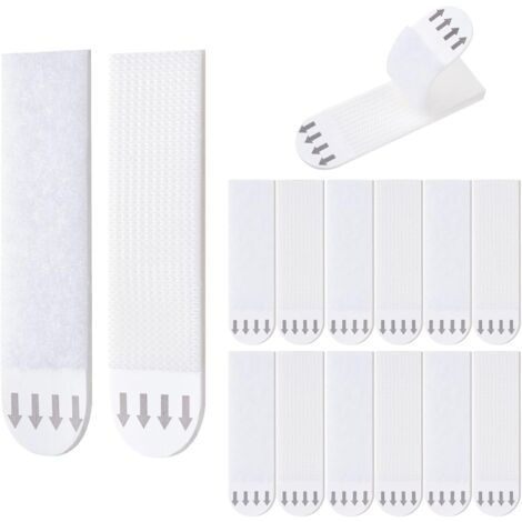 Picture Hanging Strips 12 Pairs Strong Adhesive Strips Fixings for ...