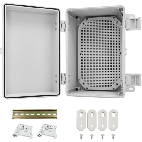 Junction Box with Stainless Steel Hinged Lid,IP65 Waterproof Electrical ...