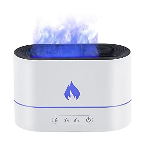 200ML Flame Aroma Diffuser, 3 in 1 Air Humidifier Flame Effect Aroma ...